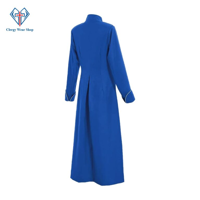 Anglican Style Cassock - Anglican Cassock - Blue Cassock