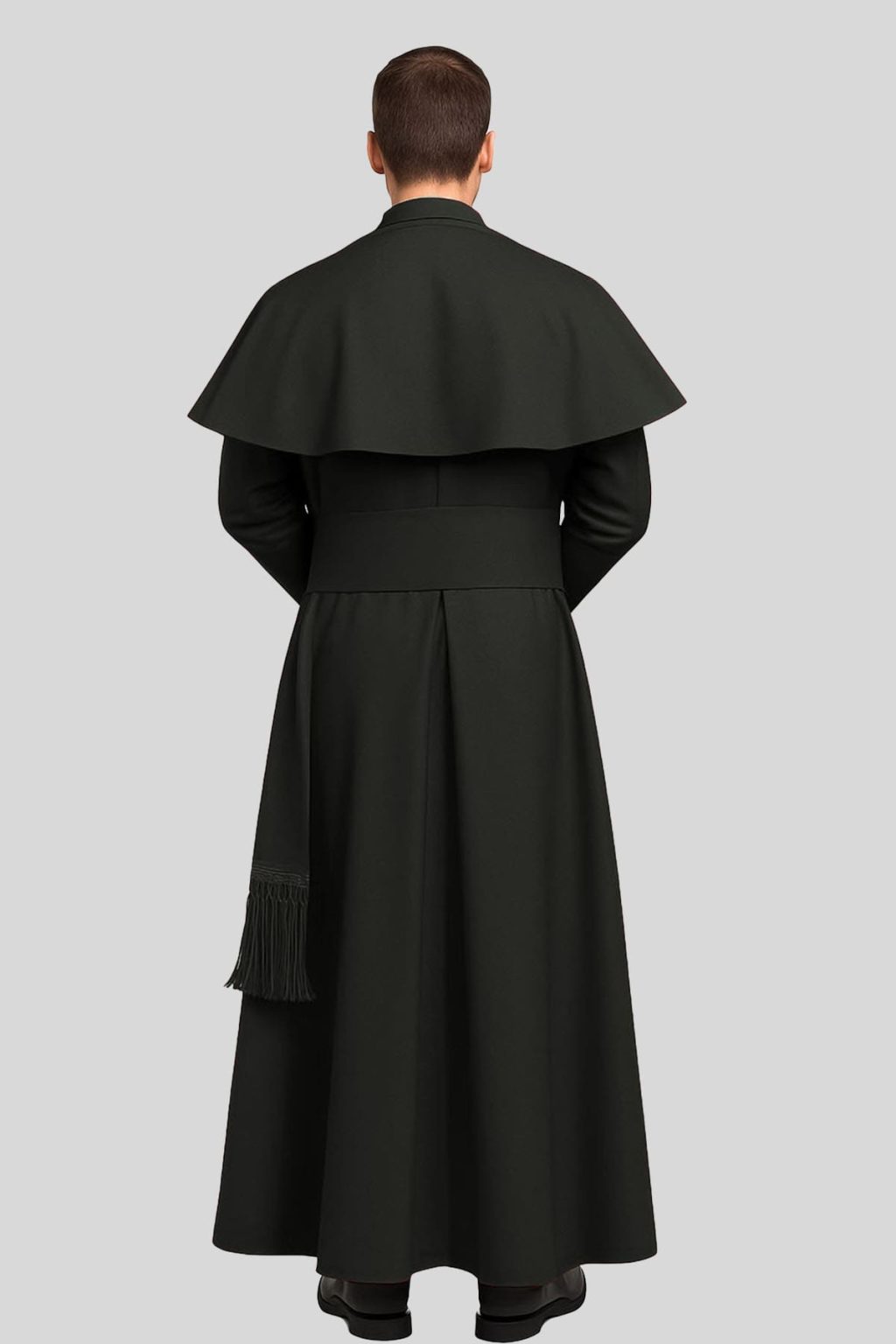 Classic Black Priest Cassock - Holy Clergy