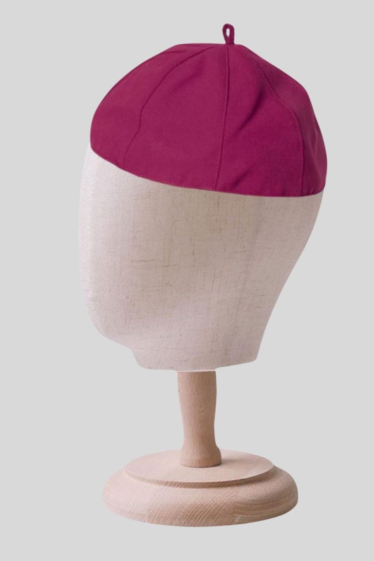 Red Purple Zucchetto Cap for Bishops and Clergy - Holy Clergy